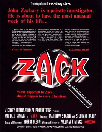 Zack (1983): Where to Watch and Stream Online | Reelgood