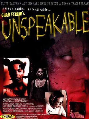 Unspeakable (2000): Where to Watch and Stream Online | Reelgood