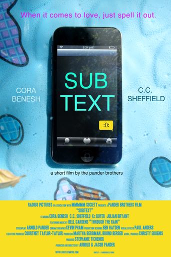 Subtext (2014): Where to Watch and Stream Online | Reelgood