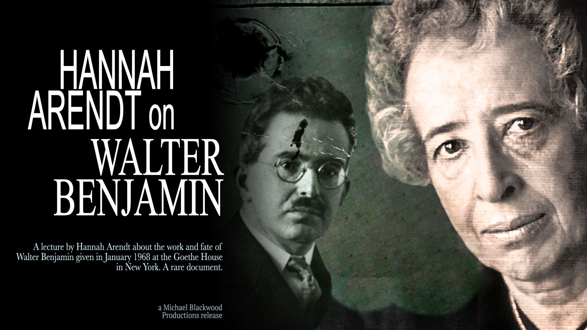 Hannah Arendt: On Walter Benjamin: Where to Watch and Stream Online | Reelgood
