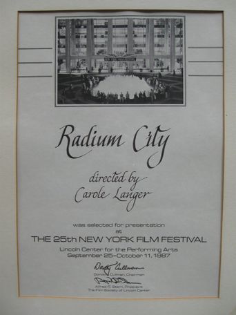 Radium City (1987): Where to Watch and Stream Online | Reelgood